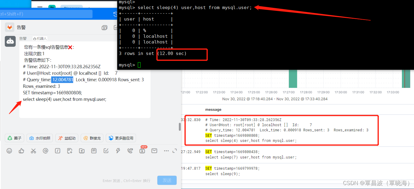 Mysql 慢sql 实时告警钉钉mysql慢查询预警 Csdn博客