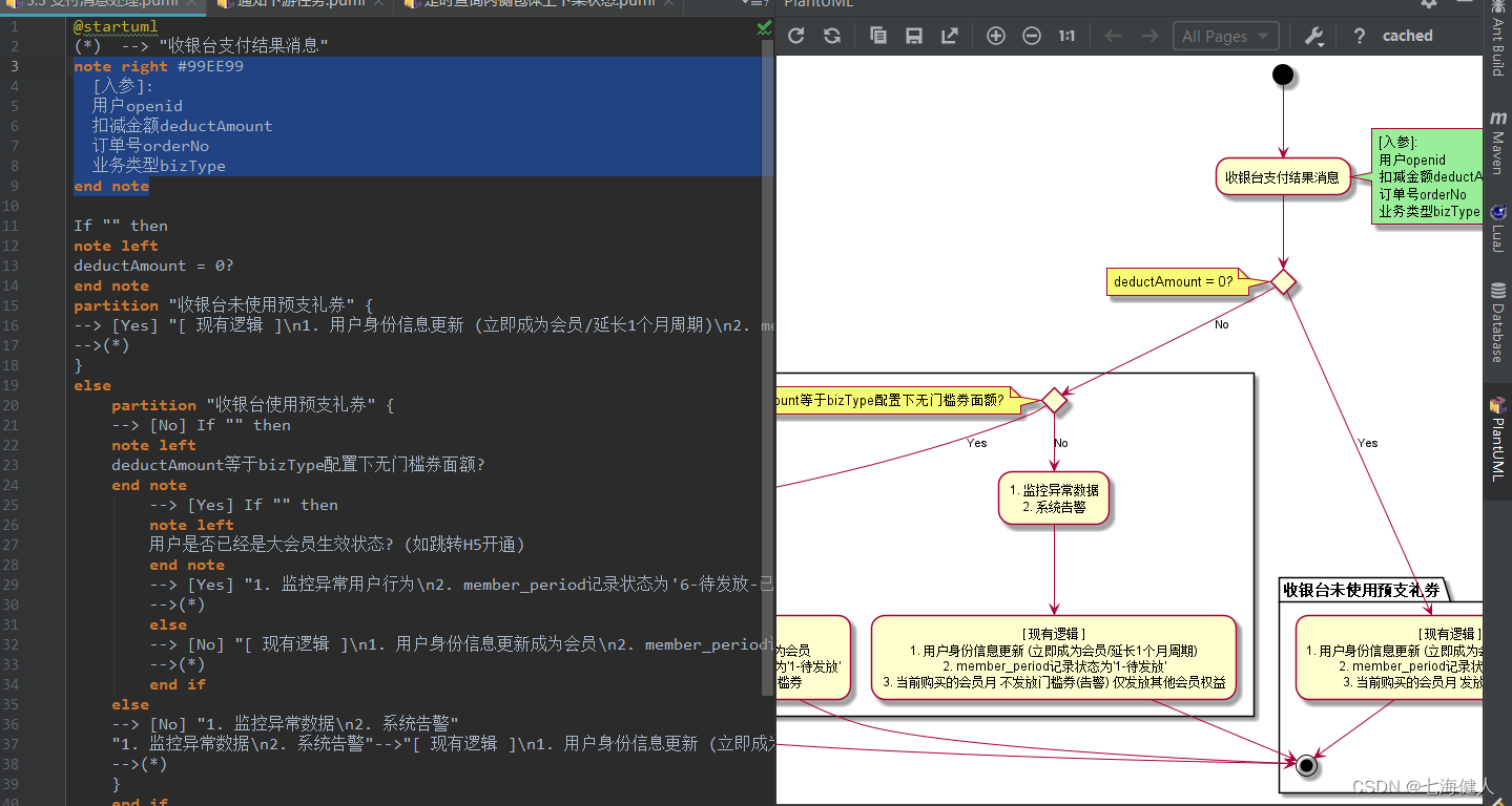 编码前准备——UML图工具PlantUML_plantuml编辑器-CSDN博客