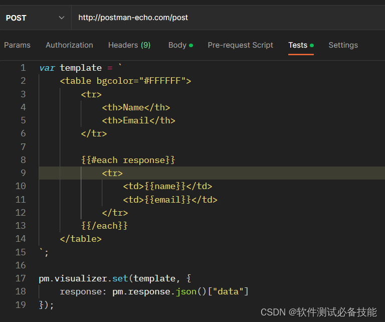 Postman进阶篇(十三) 接口响应可视化(visualize)及在visualize中显示解密后的响应pmvisualizer Csdn博客