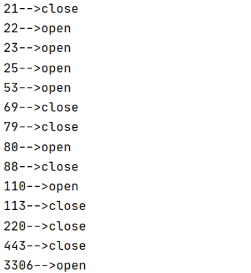 Information Collection — Use Python to judge the open port number of ...