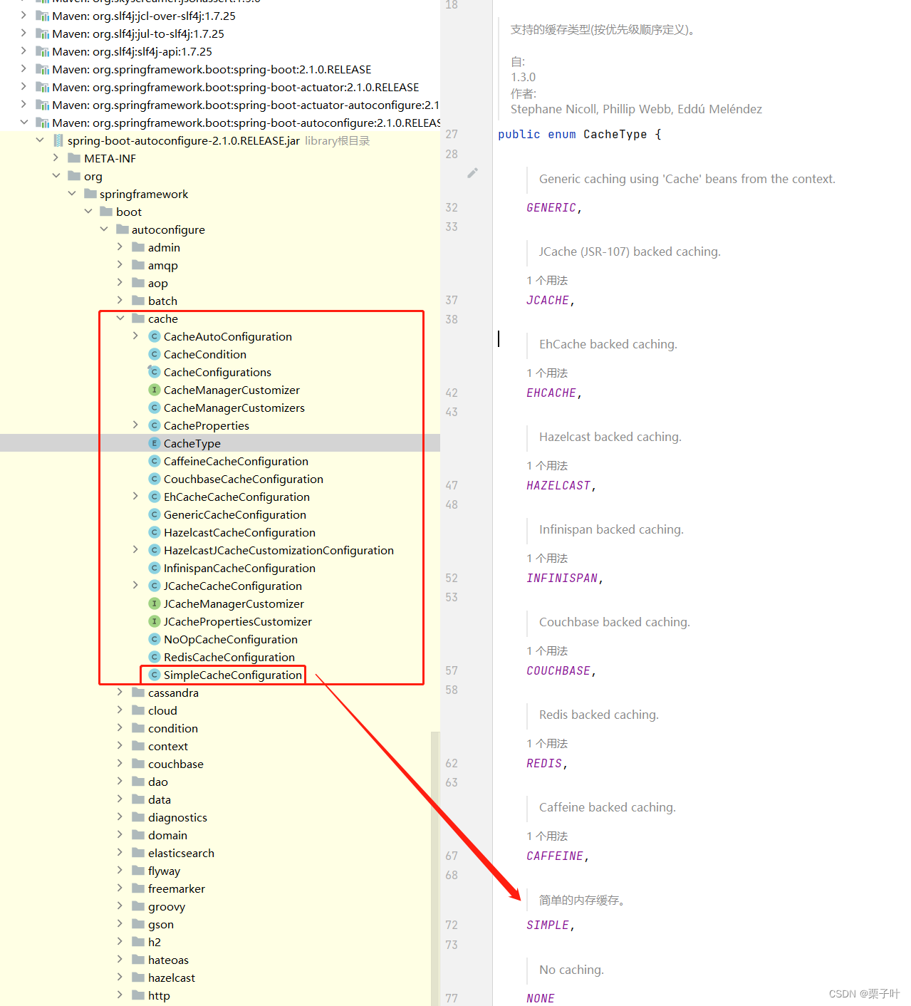 Springboot自带的内部缓存的使用 Springboot自带缓存 Csdn博客