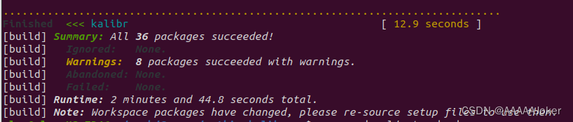 Ubuntu20.04+Ros noetic+OpenCV4+Python3 安装Kalibr_kalibr与ubuntu20.04对应的版本文件夹-CSDN博客