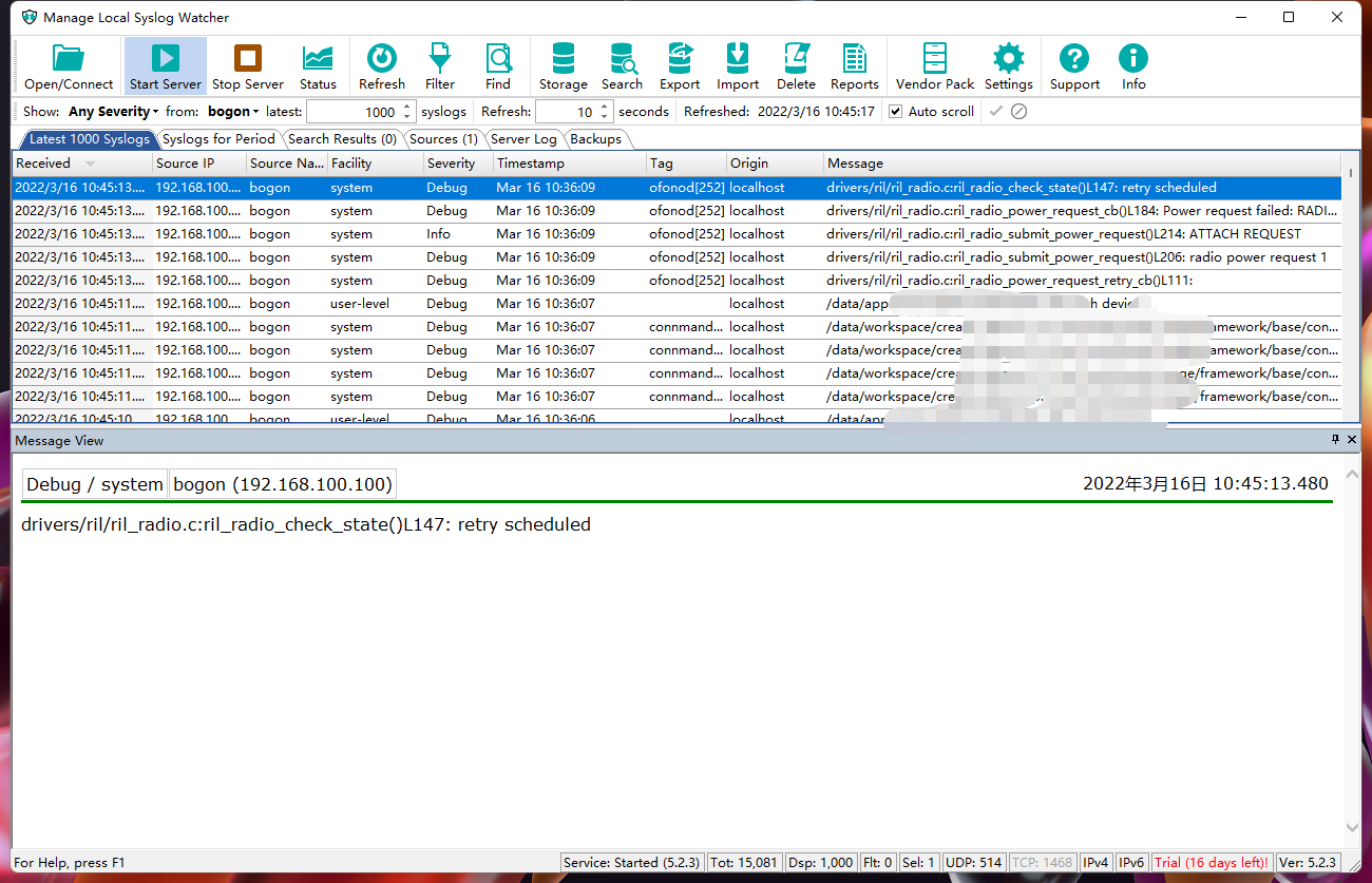 Windows 搭建Syslog、RSyslog日志服务器_windows rsyslog-CSDN博客
