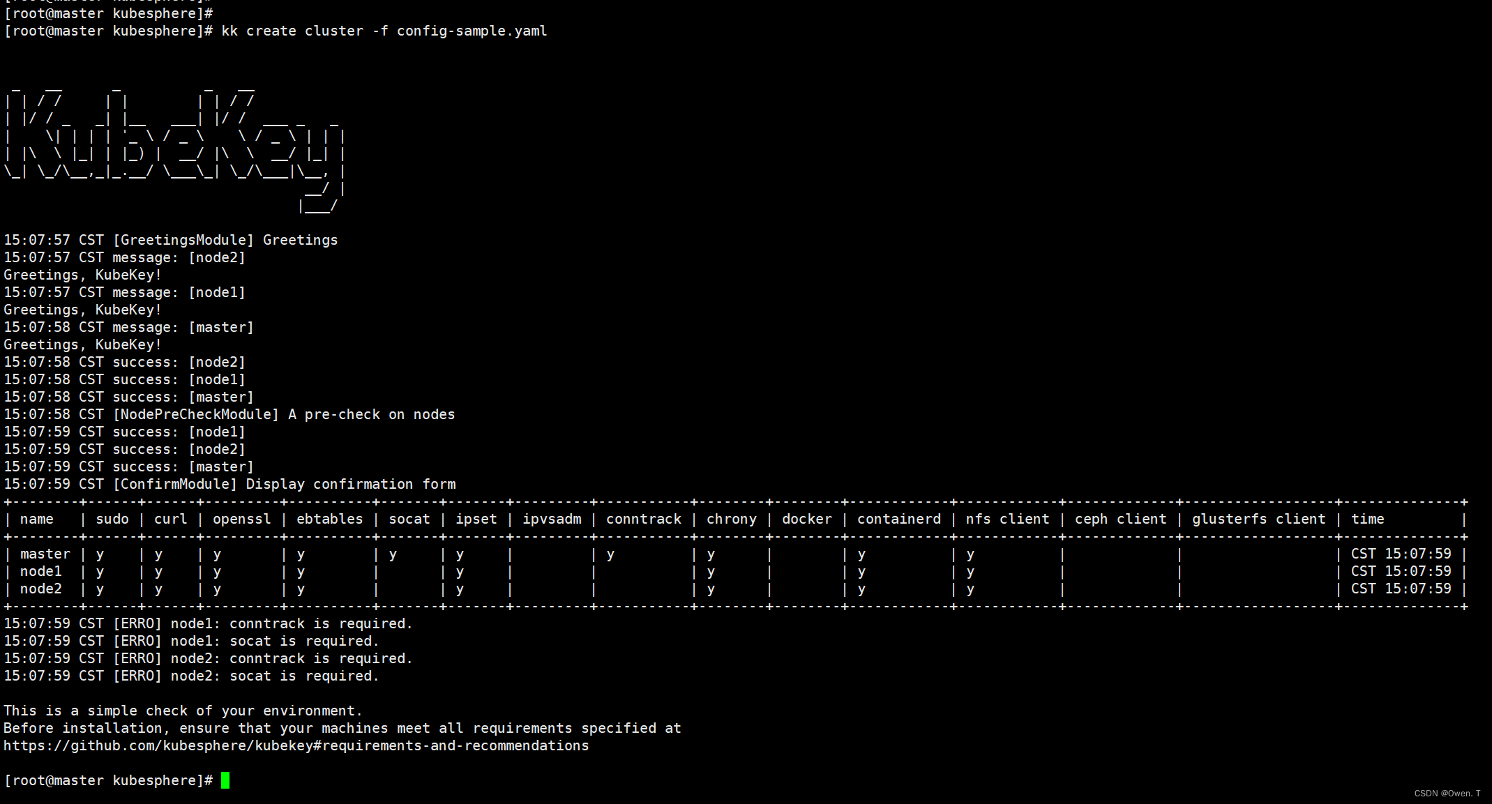 在OpenEuler中，使用kubeKey一键安装kubesphere_config-sample.yaml_Owen. T的博客-CSDN博客