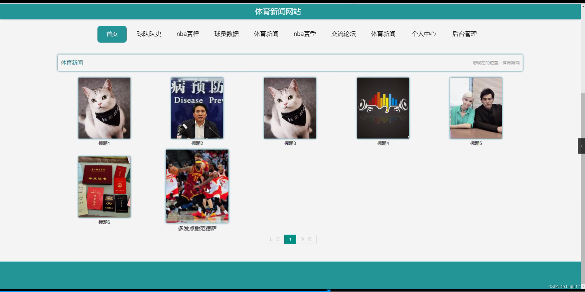 Java计算机毕业设计体育新闻网站(附源码、数据库)基于javaweb实现体育新闻网站的设计 Csdn博客