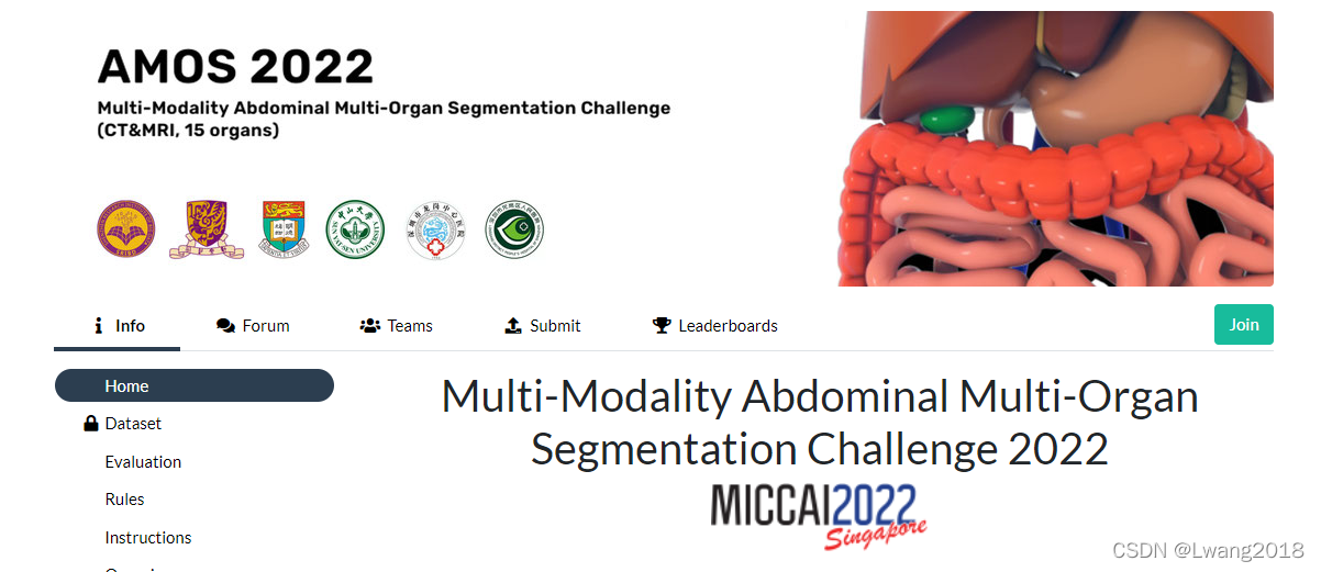 [MICCAI2022 Challenge: AMOS 2022] Abdominal multi-organ segmentation_amos2022-CSDN博客