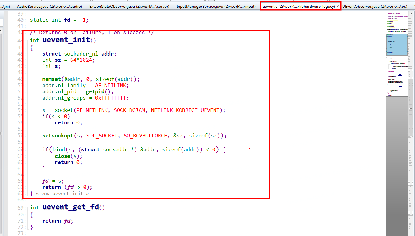 Android ：Kernel Uevent发送（热插拔）事件到用户空间，以及android sdk里面的的uevent.c处理uevent-CSDN博客