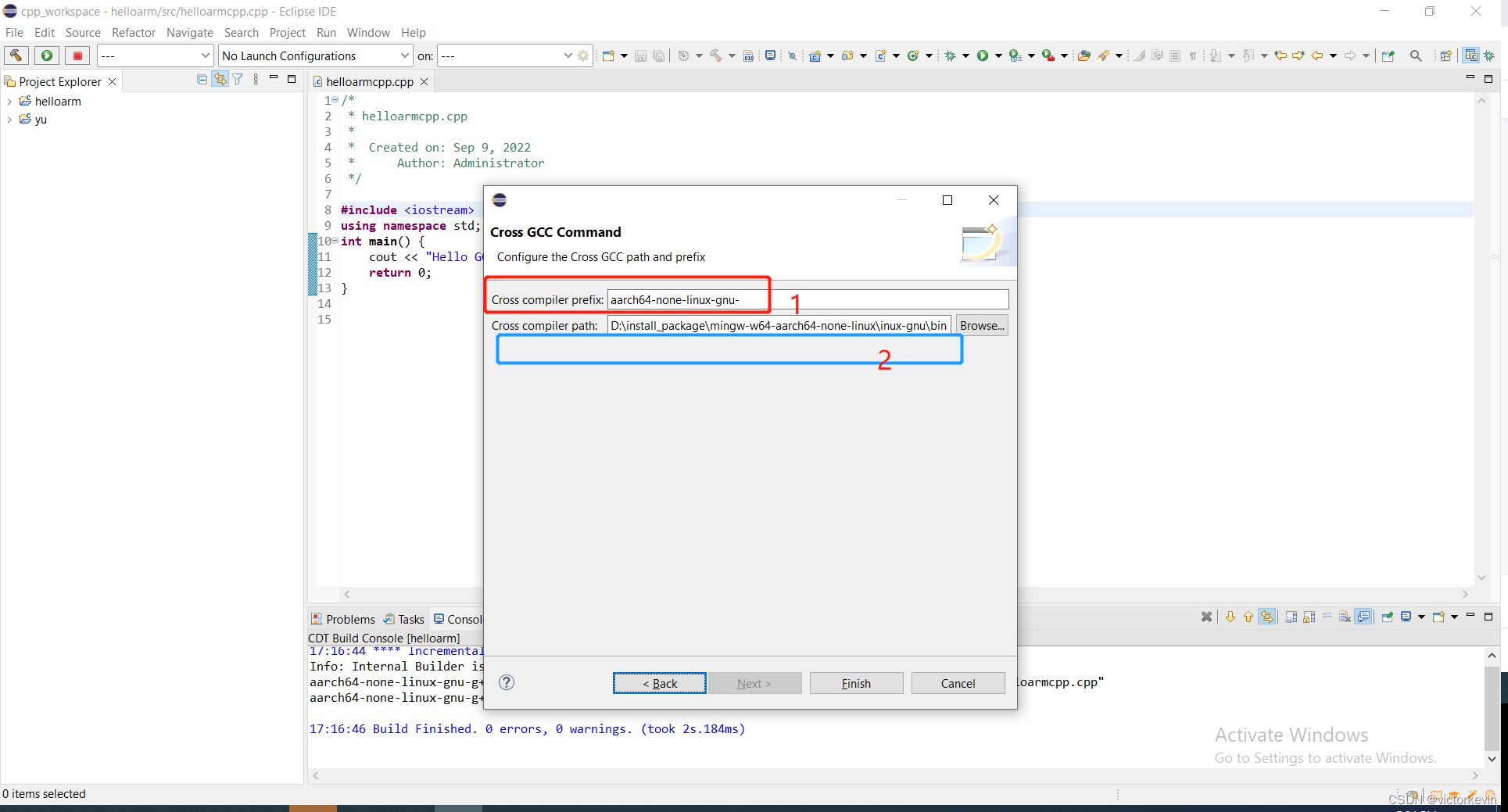 windows eclipse编译单个文件ARM C++交叉编译环境构建方法_windows版本的eclipse交叉编译linux的c++程序-CSDN博客