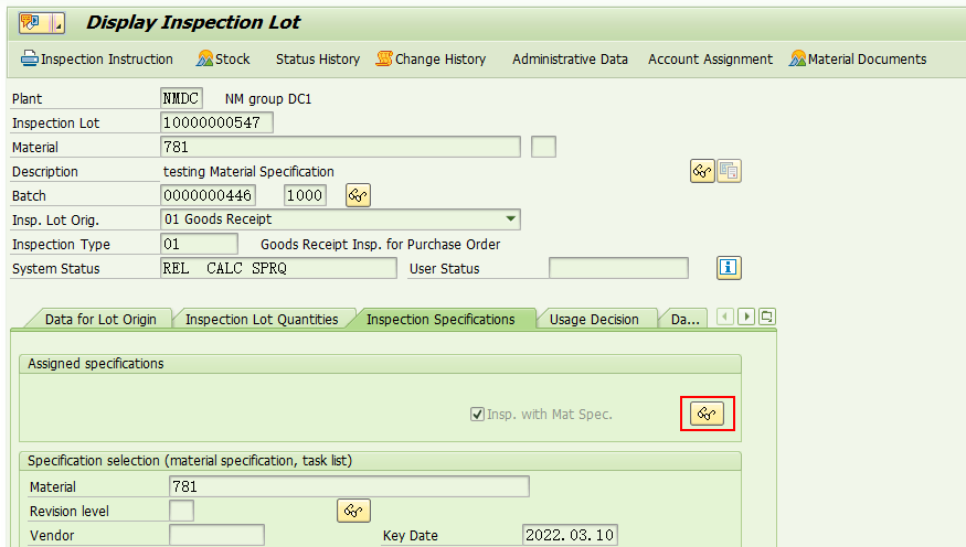 SAP QM中阶之Material Specification的使用_sap qm模块 为何用的这么少-CSDN博客