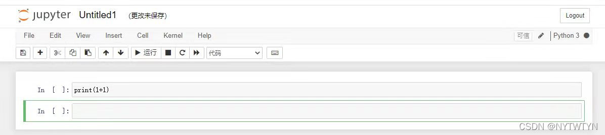 小笔记 简单但够用系列jupyter Notebook执行代码无输出问题jupyter不运行直接下一行 Csdn博客