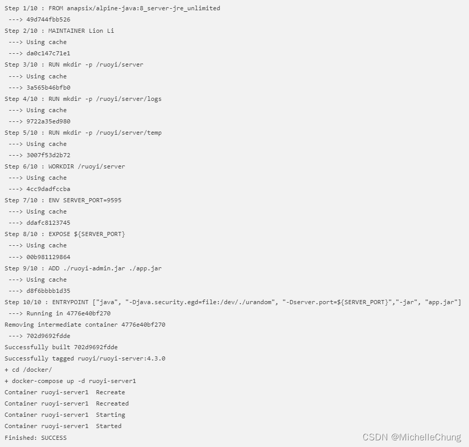 【ruoyi Vue Plus】扩展笔记 05 Centos 8 配置 Jenkins Docker 自动发布 Ruoyi Vue