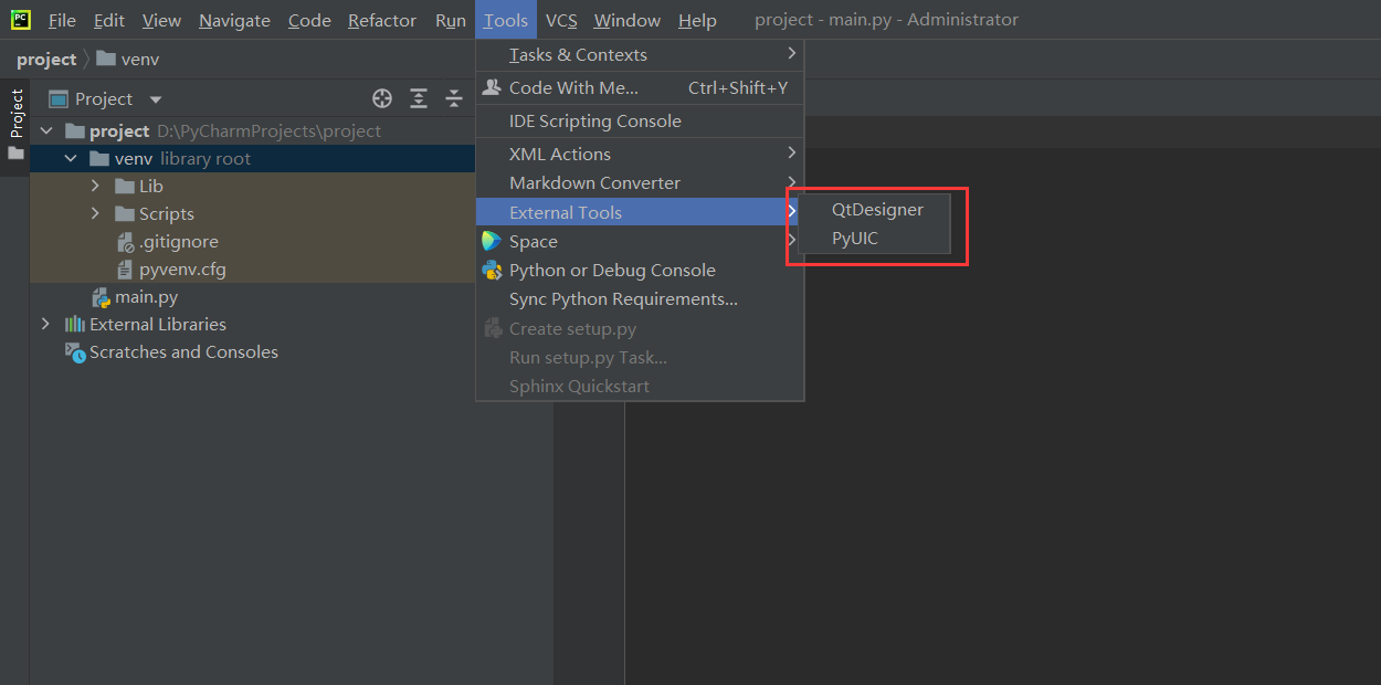 pycharm创建pyqt5项目_pycharm 创建pyqt5项目-CSDN博客