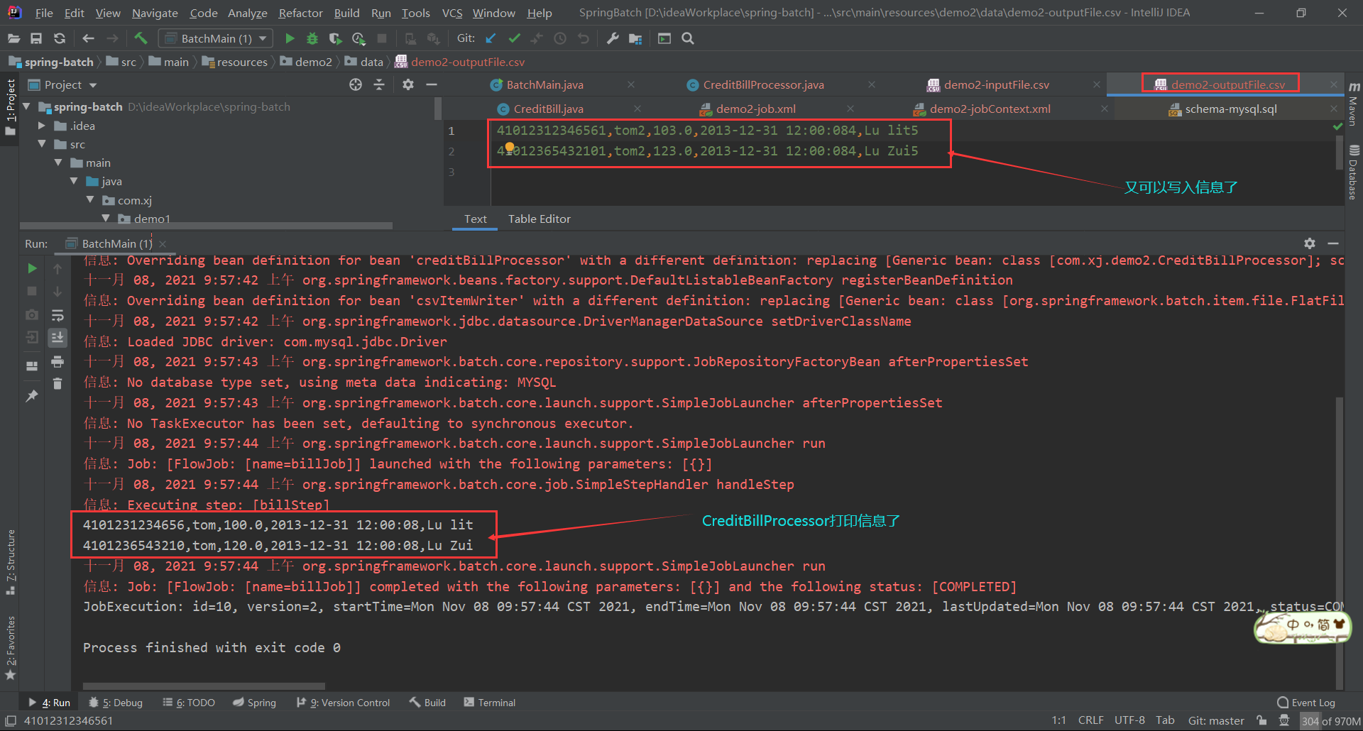 Spring Batch之配置DB Job Repository 项目举例(三)_jobrepository-CSDN博客