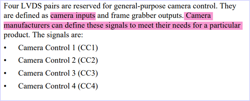 Camera Link协议解析图文及视频_camera link 输出解析-CSDN博客