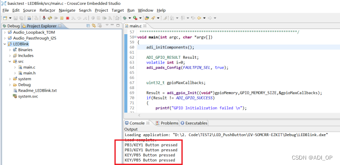 手把手教你使用ADSP-21565（四）CCES的例程详解_adi21565 can-CSDN博客