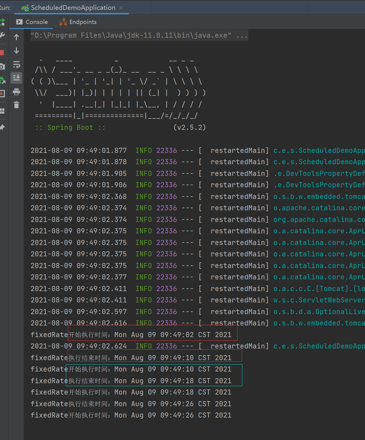 Spring boot实现定时任务二：使用注解@scheduled和@EnableScheduling_springboot定时任务注解-CSDN博客