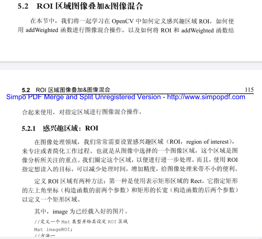 毛星云opencv之ROI图像叠加&混合--5.2.1（定义ROI区域的方法）_logoimage.copyto(imageroi, mask ...