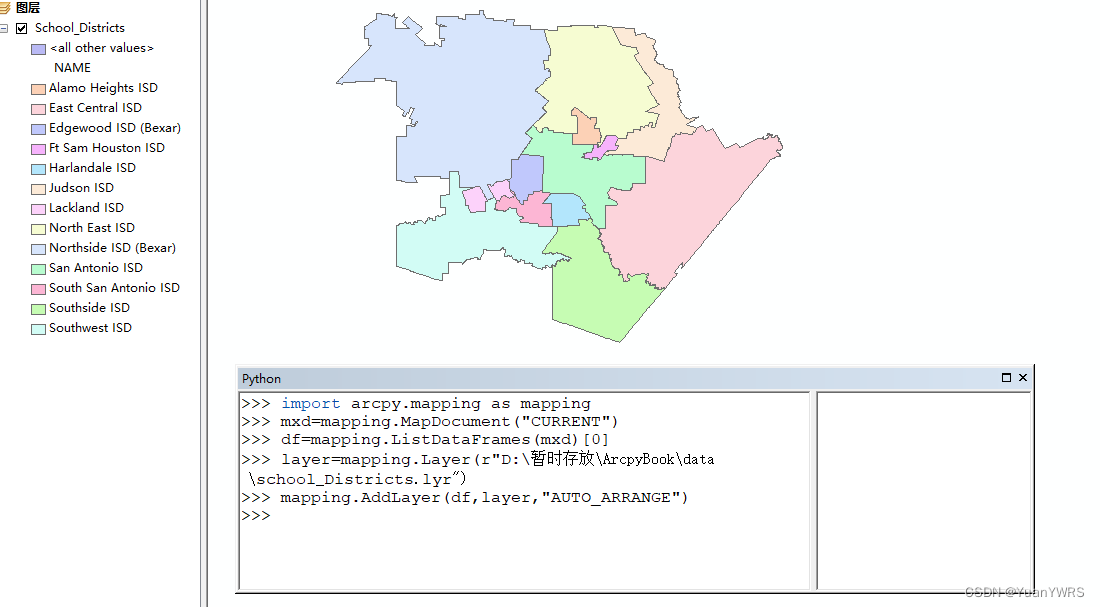 Arcpy 添加图层到地图文档_arcpy将栅格图层添加到文档-CSDN博客