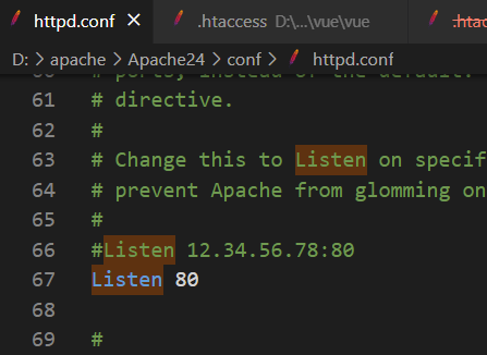 Apache部署Vue项目-CSDN博客