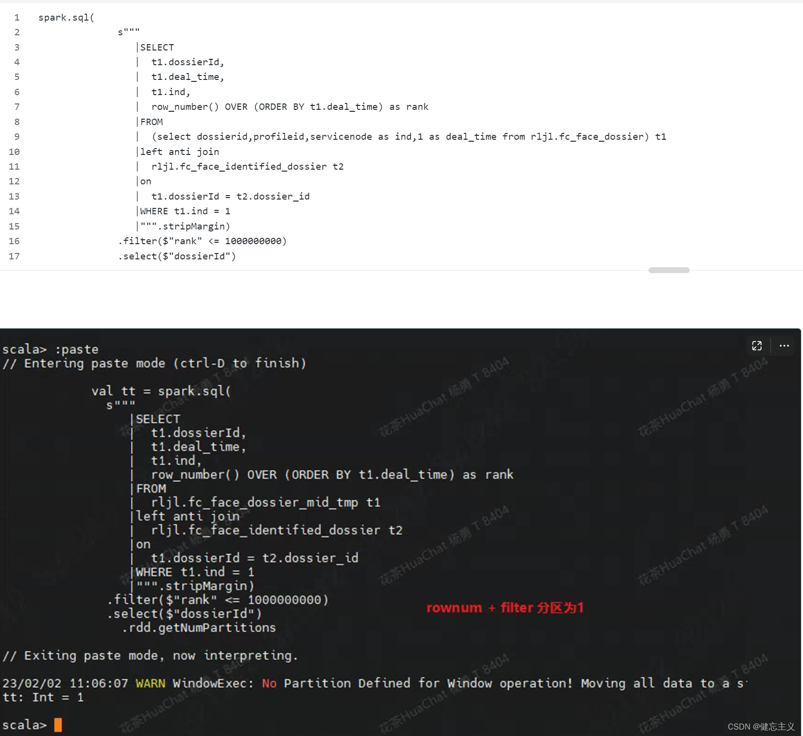 Sparksql 并行度为1的坑 窗口函数filterhive On Spark 计算时上游是多并行度下游变为单并行度 是 哪些函数造成的 