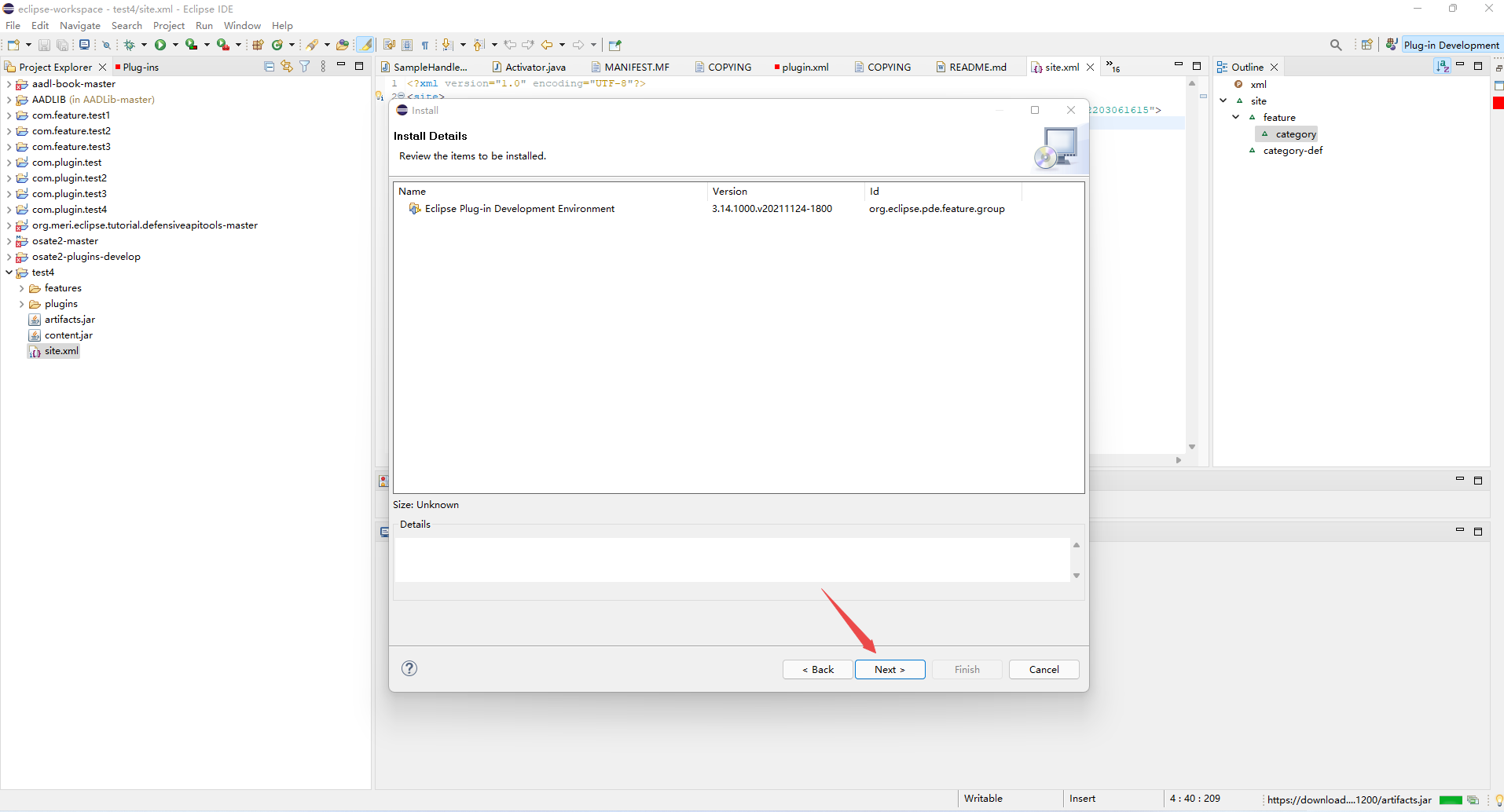 【OSATE学习笔记】插件开发入门-CSDN博客
