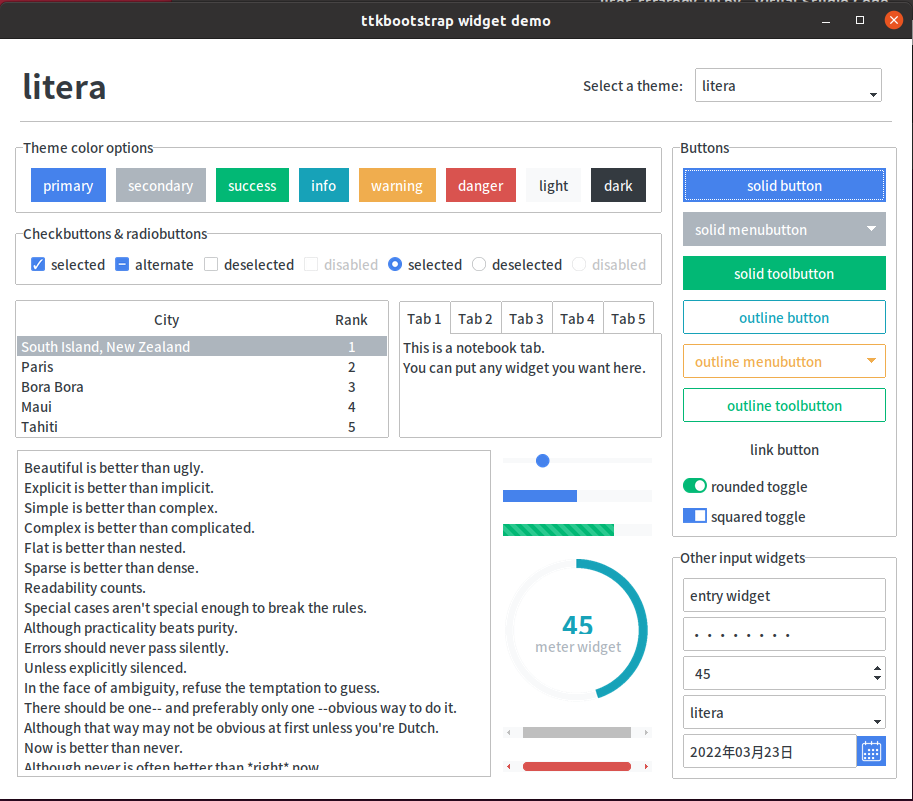 Successfully import ttkbootstrap and run it on Ubuntu20.04_no module ...