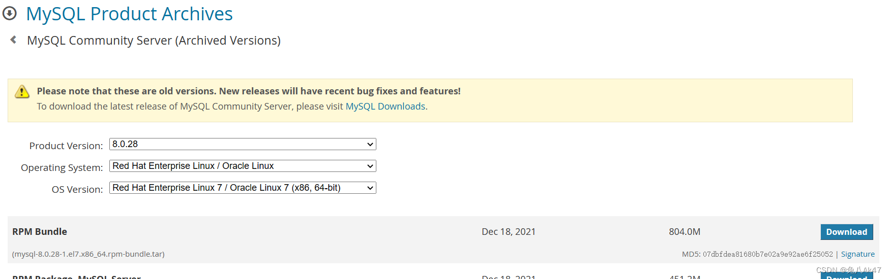 在centos 7 上装载mysql8 0 28 Centos7安装mysql8 0 28 Csdn博客