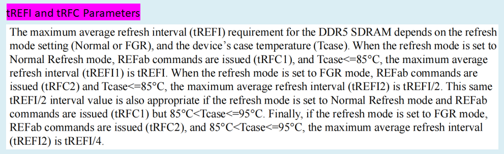 【JESD79-5之】4 DDR5 SDRAM命令描述和操作-13(refresh operation)_ddr5协议jesd79-5文档 ...