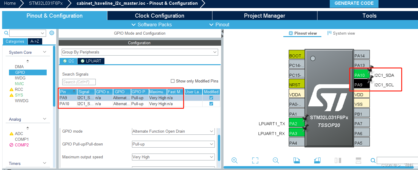 STM32L031F6 LL库硬件I2C使用，中断模式_i2c中断例程-CSDN博客