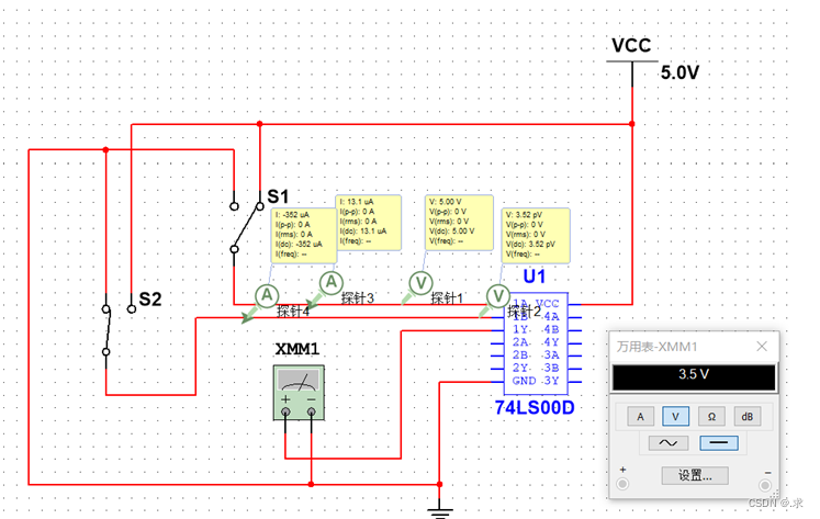 数电实验：门电路实验_74ls125三态门真值表-CSDN博客