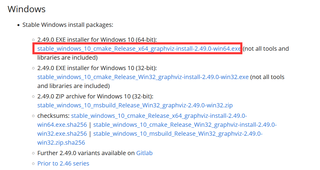 Graphviz installation and introductory tutorial under windows - Programmer Sought