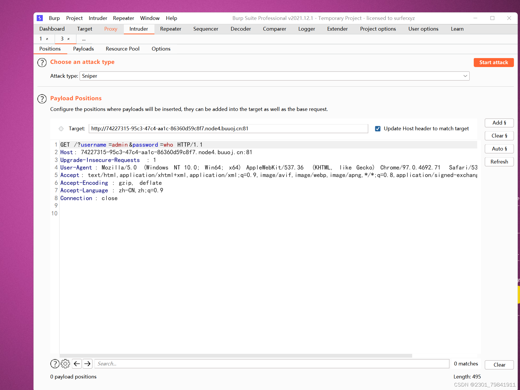 熟悉burp的使用（抓包改包,熟悉爆破模块）：BUUCTF -＞ Web [极客大挑战 2019]Http & BUUCTF -＞ Basic -＞ BUU BRUTE 1_basic极客大 ...