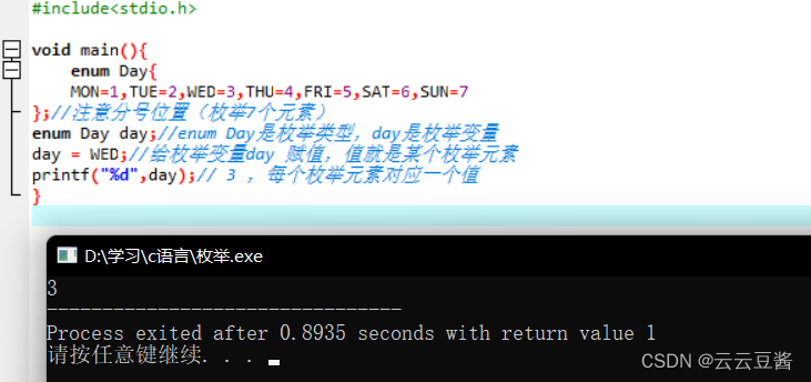 C语言枚举c 枚举 Csdn博客