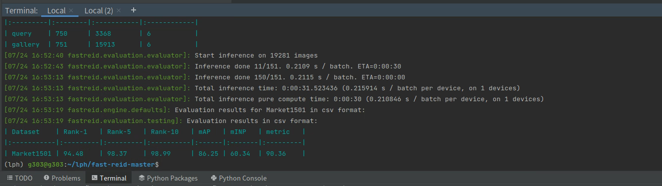 行人重识别实验笔记3-JDAI fast-reid项目配置_fastreid evaluation-CSDN博客