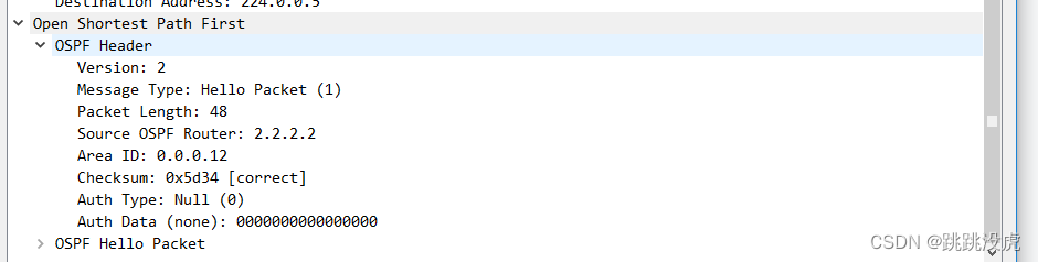 OSPF数据库、Hello包解析_ospf hello报文-CSDN博客