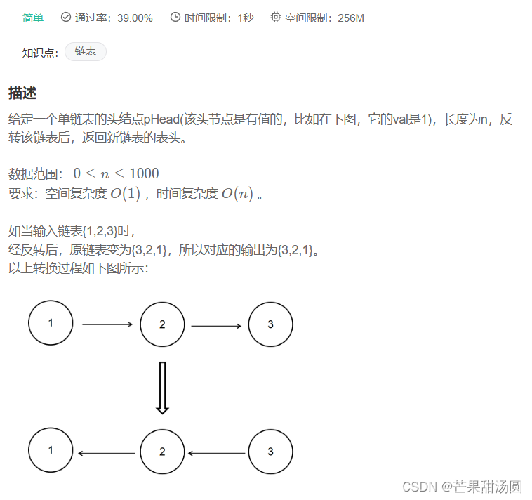 剑指offer链表题题解汇总-CSDN博客