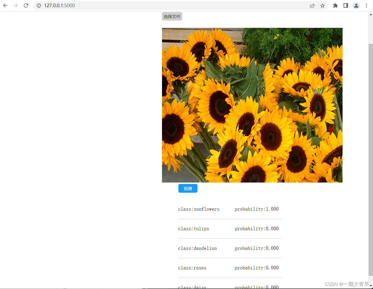Flask简单部署图片分类模型(仅测试使用)flask部署模型怎么输入图片文件 Csdn博客