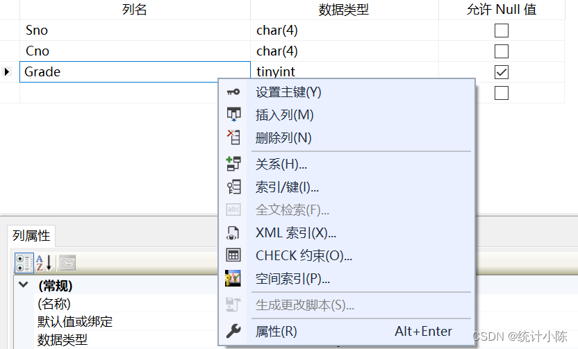SQL Sever 创建与管理数据表_如何使用sql server management studio创建表、修改表-CSDN博客