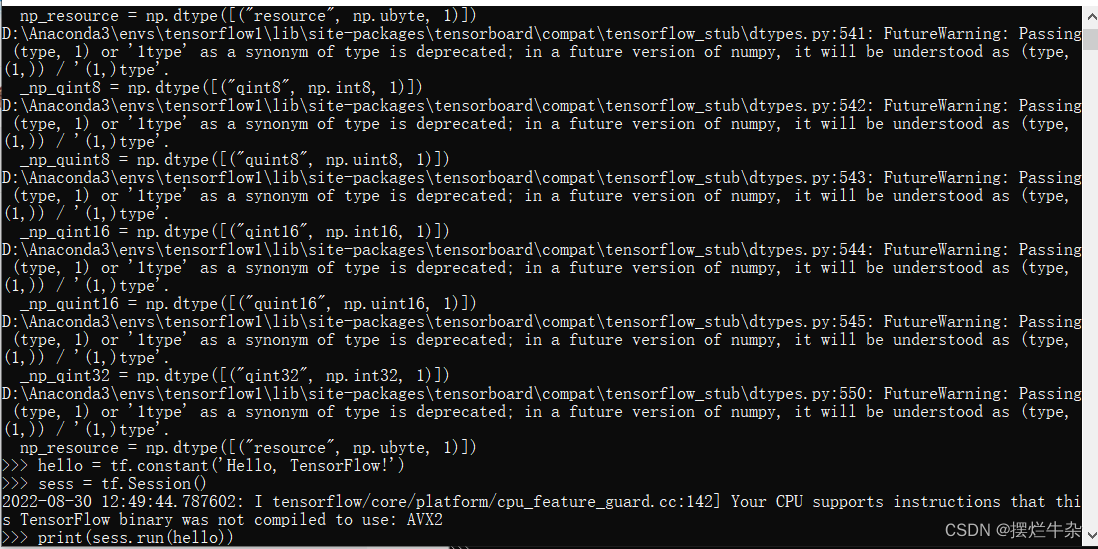 安装tensorflow1 14(cpu) Kera2 2 5指南 Tensorflow1 14对应的python版本 Csdn博客