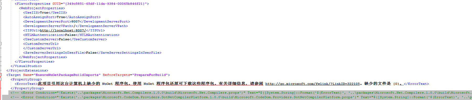 解决C#项目出现“此项目引用这台计算机上缺少的 NuGet 程序包。使用 NuGet 程序包还原可下载这些程序包。_c#怎么还原nuget-CSDN博客