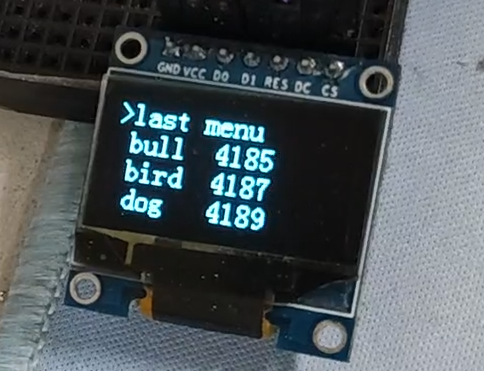 OLED多级菜单记录_oled 菜单-CSDN博客