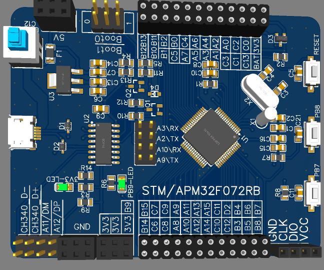 极海APM32F072RB开发环境测试_apm32f072rbt6-CSDN博客