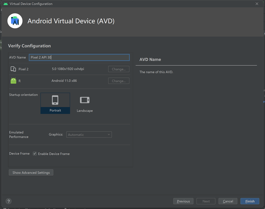 android studio创建和安装虚拟机_virtual device configuration-CSDN博客