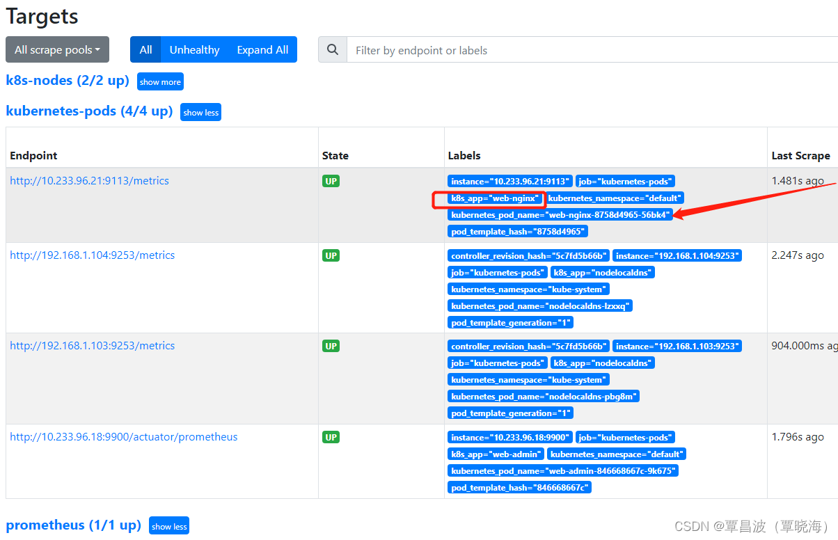 Prometheus 监控 K8S pod 的解决方案 （ nginx，web应用 ）_prometheus监控nginx pod-CSDN博客