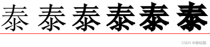 FreeType笔画加粗的效果测试_freetype 加粗-CSDN博客