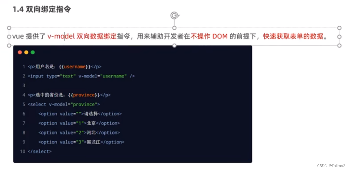 14、双向数据绑定指令（v-model（只能用于表单元素））-CSDN博客