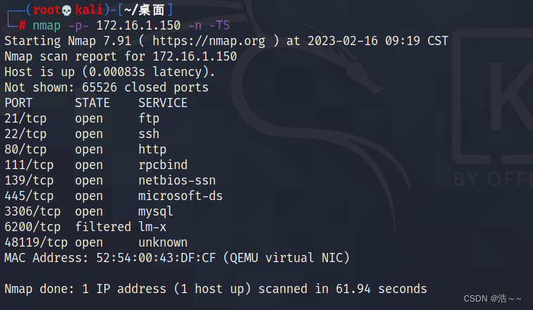 Linux操作系统渗透测试_通过本地pc中渗透测试平台kali对服务器场linux进行web扫描渗透测试(使用工具nikto-CSDN博客