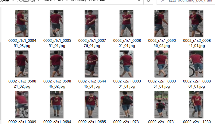 行人重识别(Person Re-Identification) ——Market-1501 数据集介绍、命名说明及pytorch数据类型转化