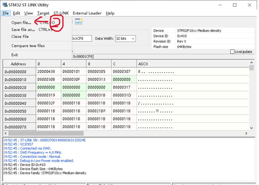 Flash Timeout.Reset the Target and try it again 报错解决方案 STM32 ST-LINK Utility下载程序操作_flash timeout ...