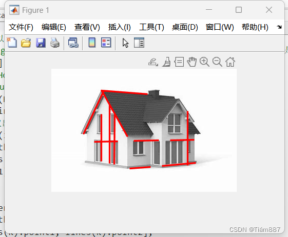 基于hough变换的图像边缘提取(matlab实现)hough变换边缘检测 Csdn博客